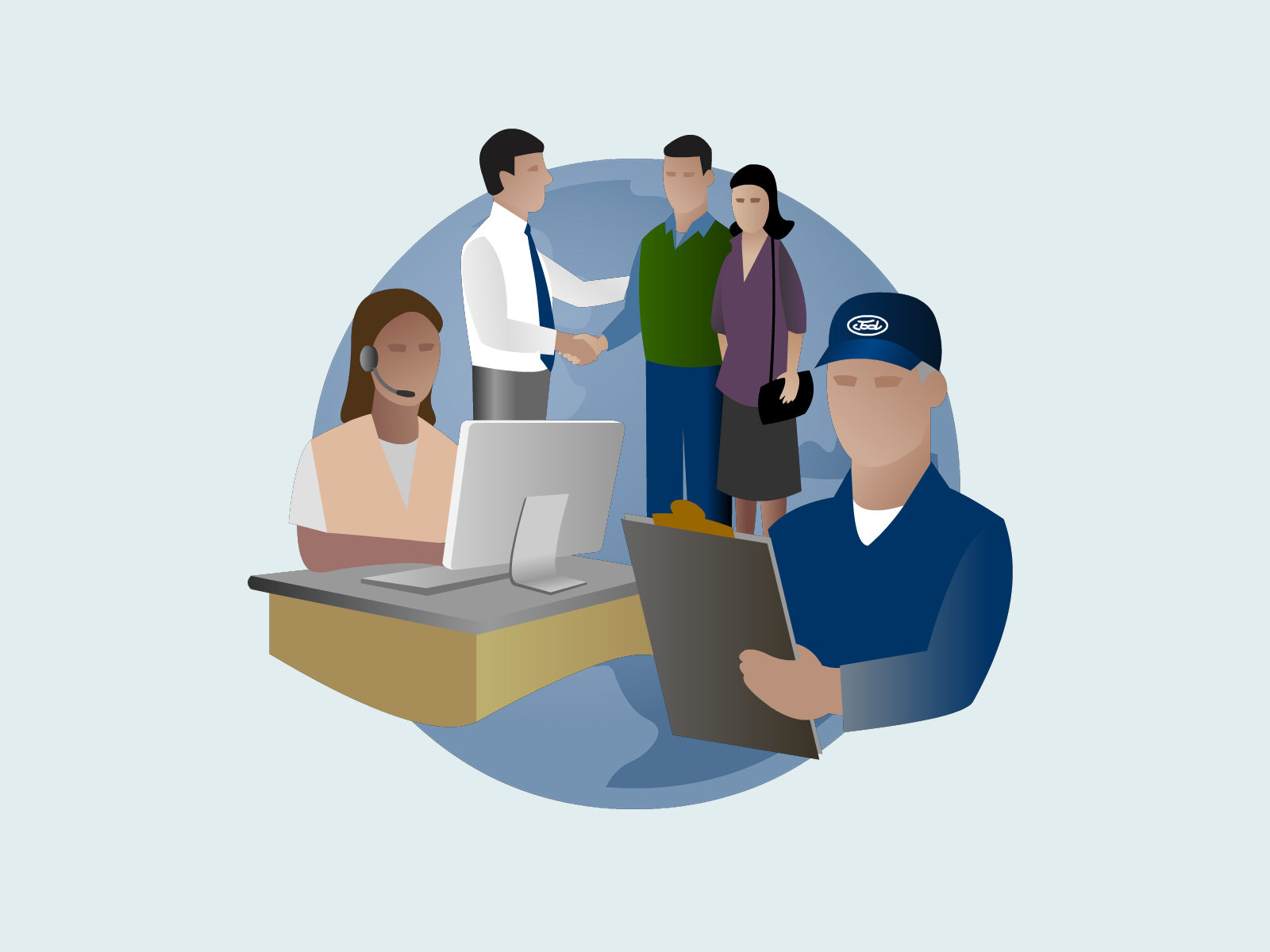 Ford World Icon Set by Matthew J Smith on Dribbble