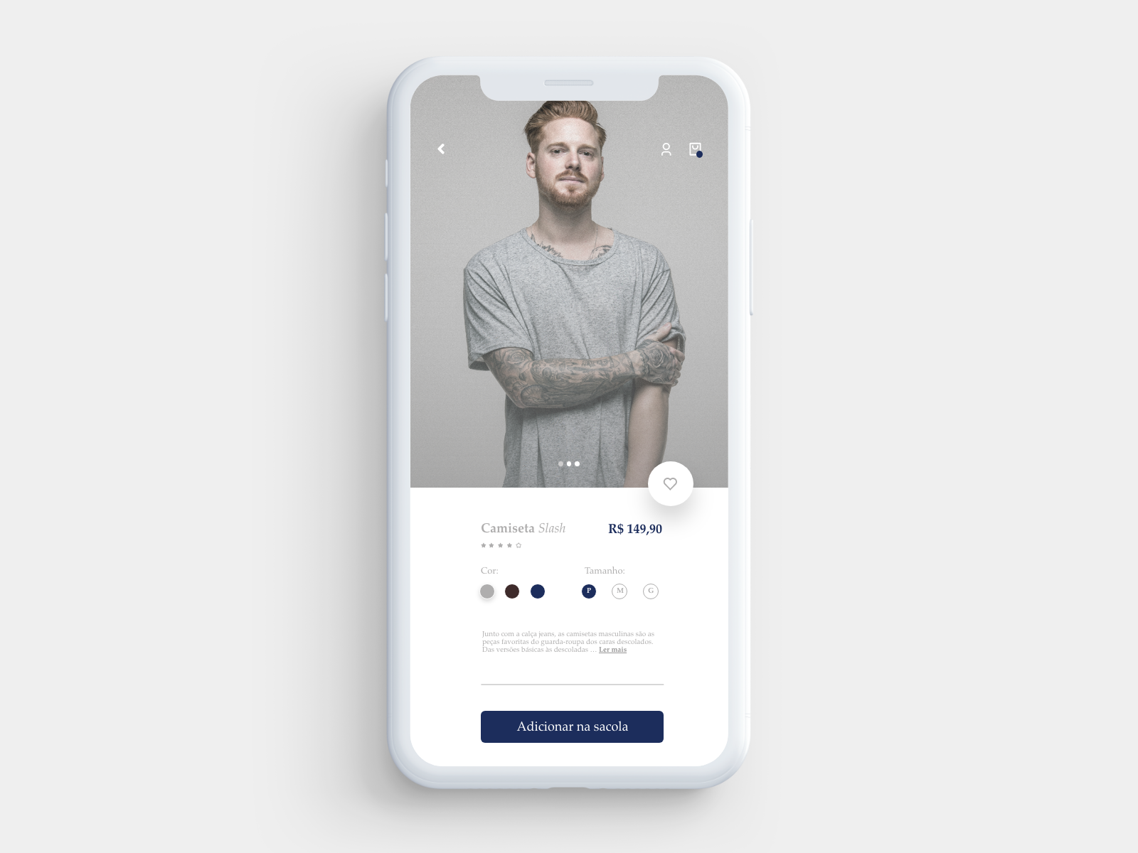 UI Basic Slow ::: Mobile selected product screen by Leticia de Lima on ...