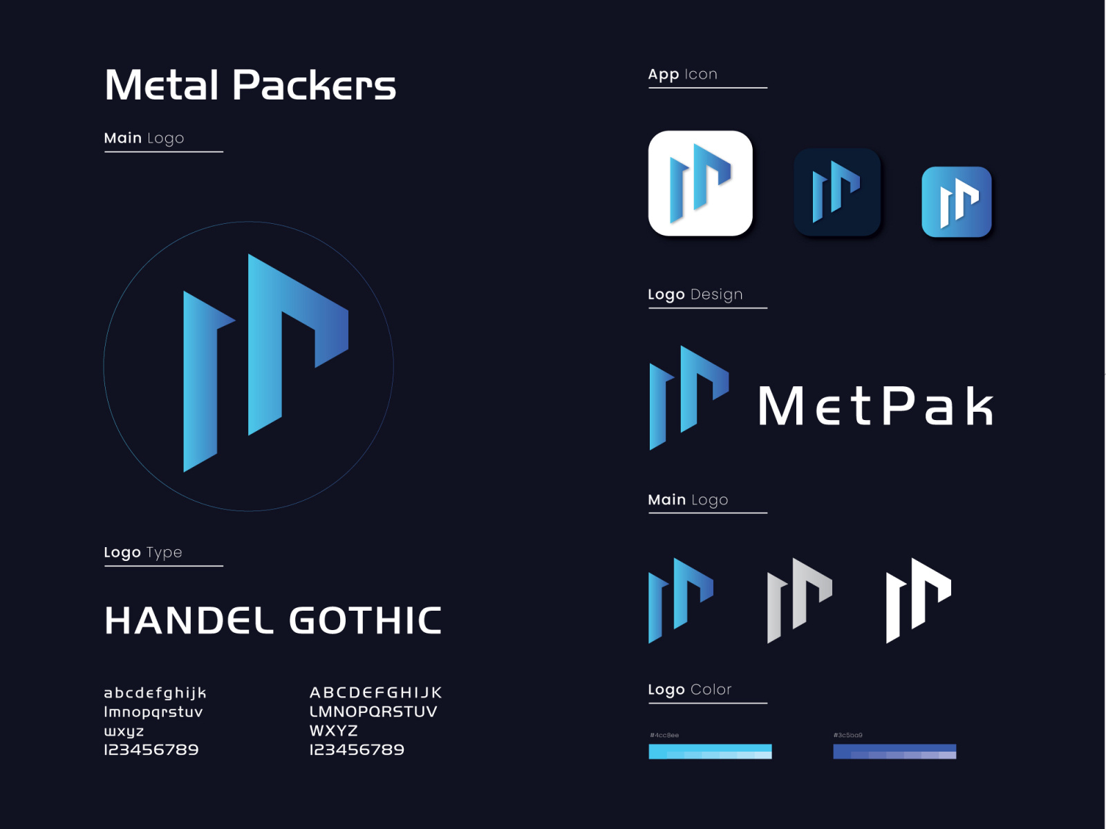 MP letter logo design and style guide by Md Rana Hossain on Dribbble