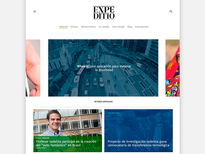 Expeditio | Digital Magazine by Diego Sánchez Puerta on Dribbble