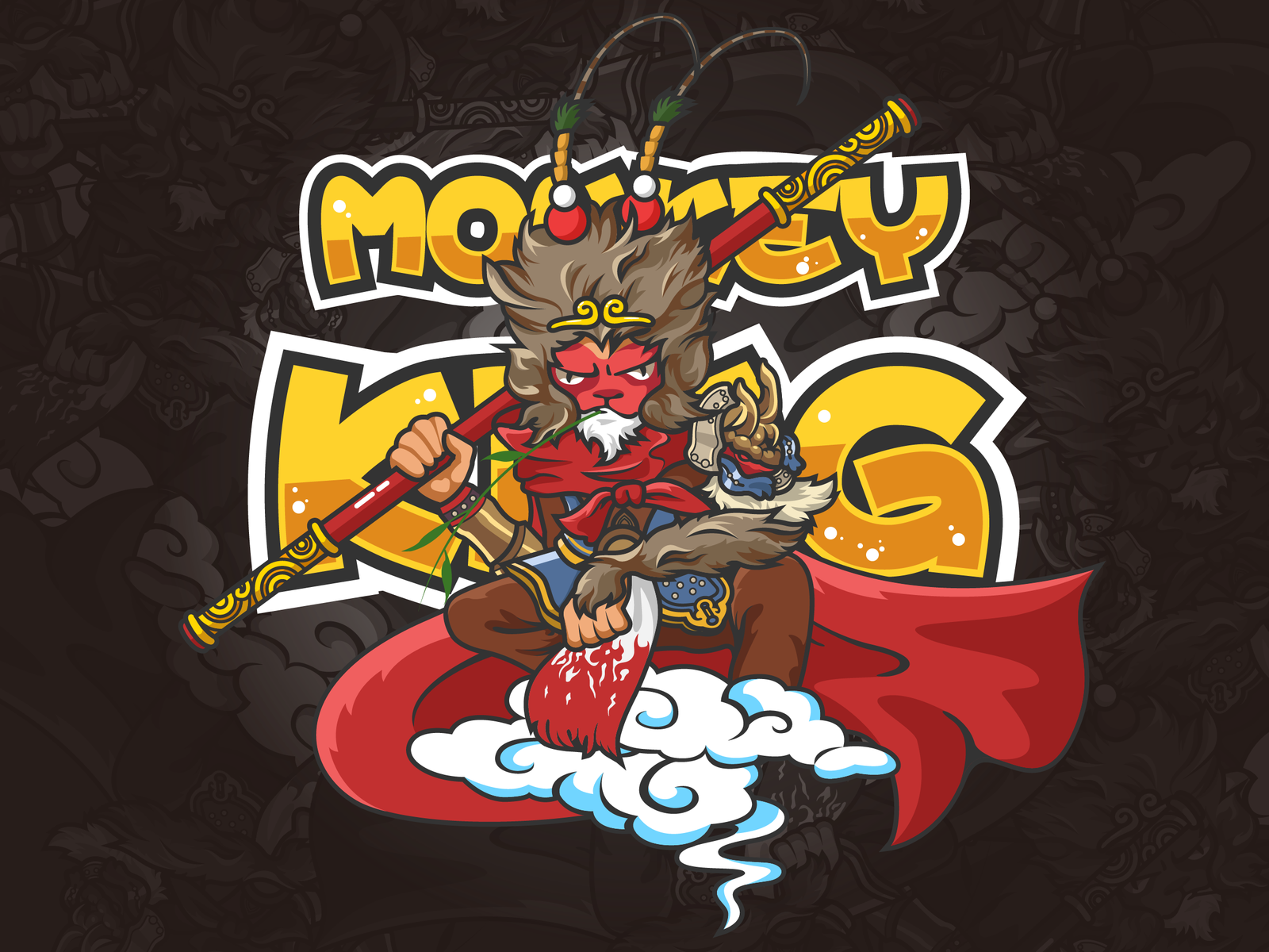 Monkey King-illustration by QinHao for Blank Lab on Dribbble