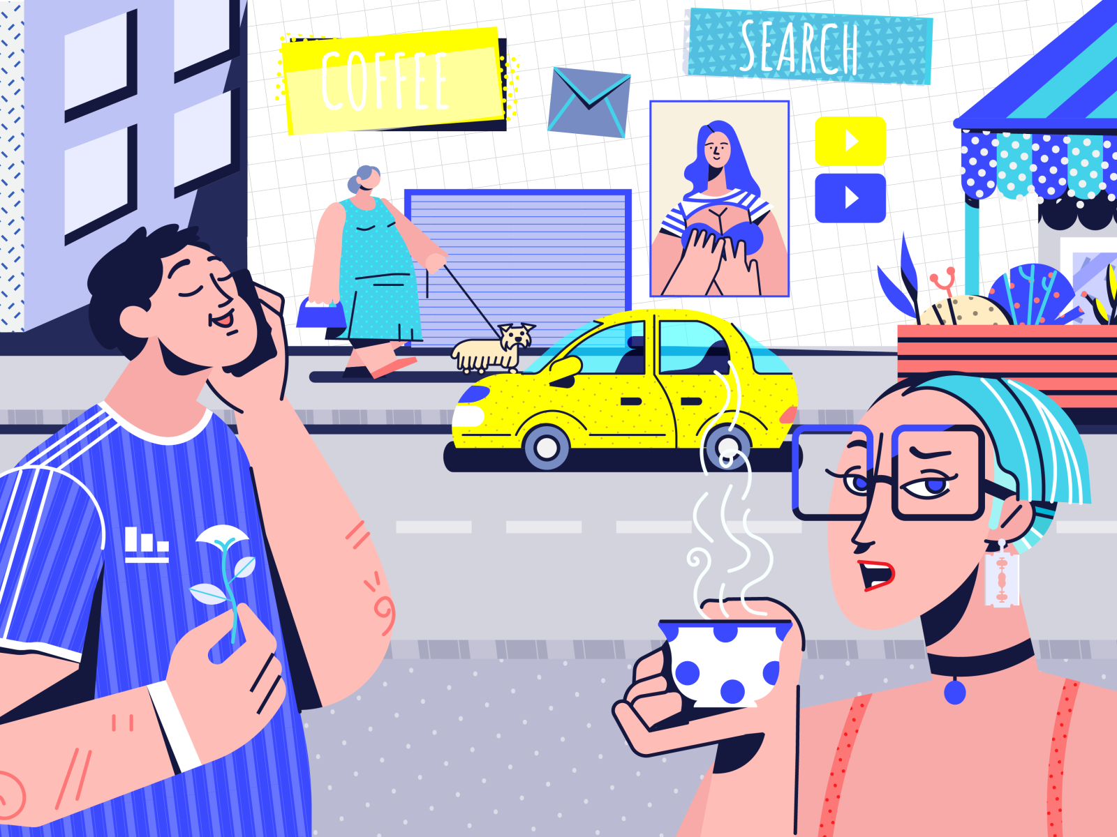 Street Scene From Recrur animation by Teo Bichinashvili for Bizon ...