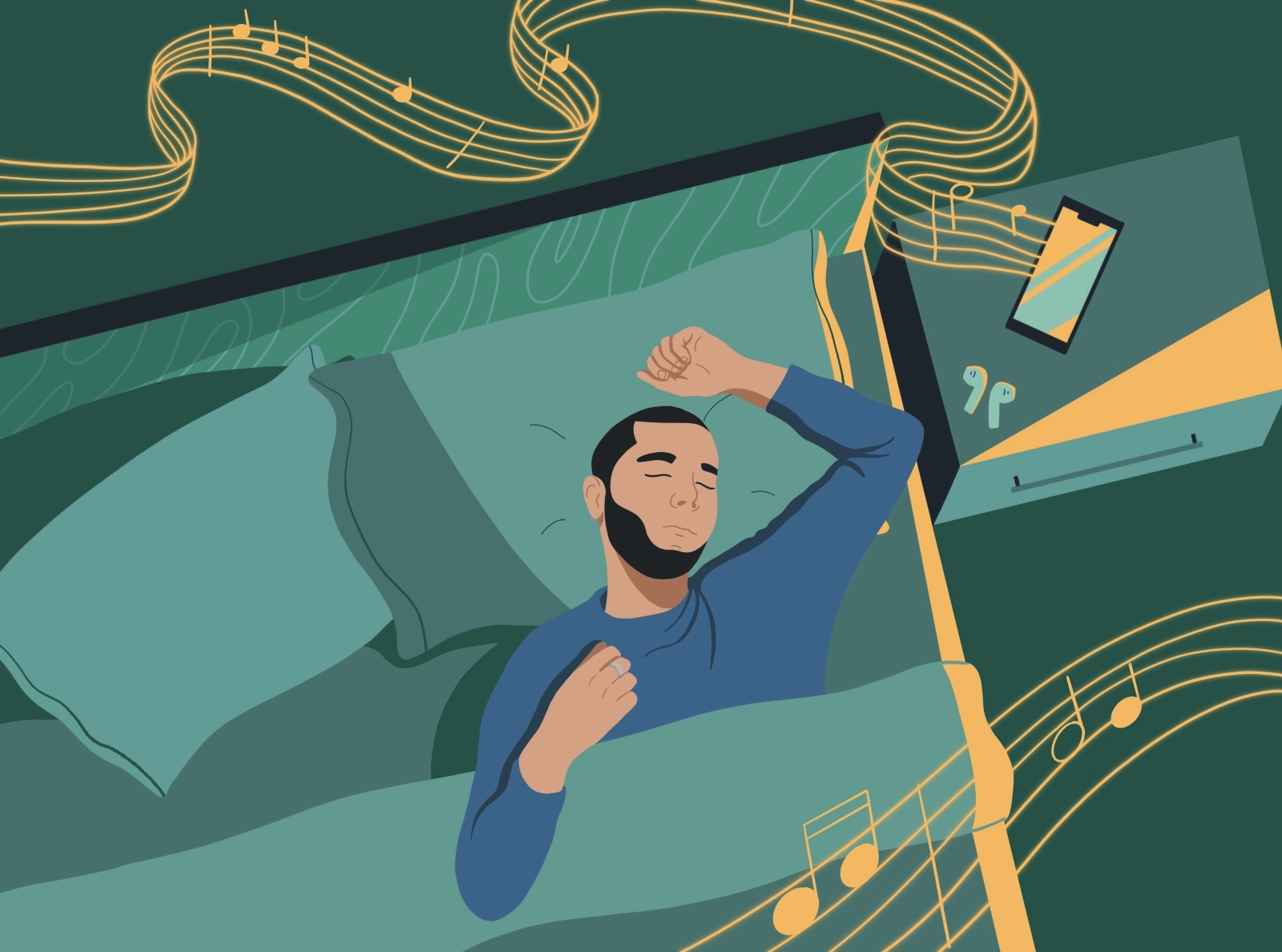 drifting off by Victoria Morse on Dribbble