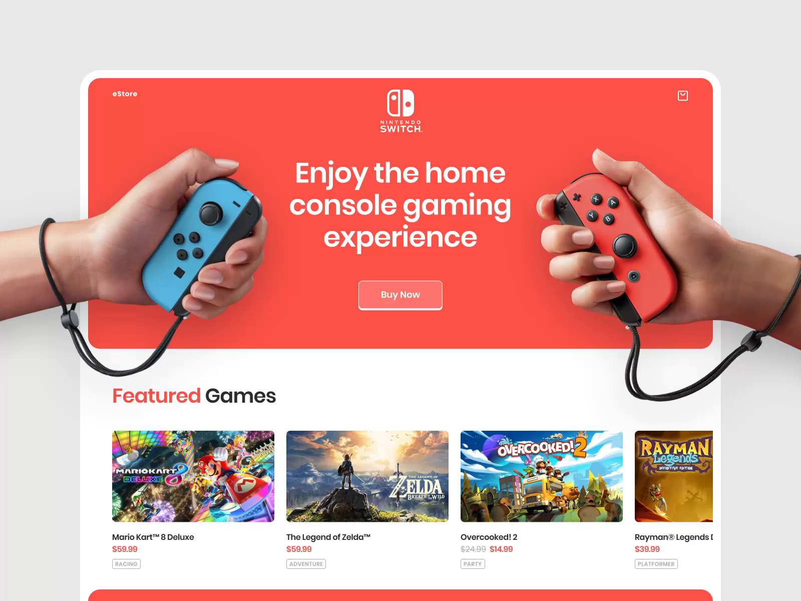 Nintendo Website Animation by Eugene Machiavelli for Shakuro on Dribbble