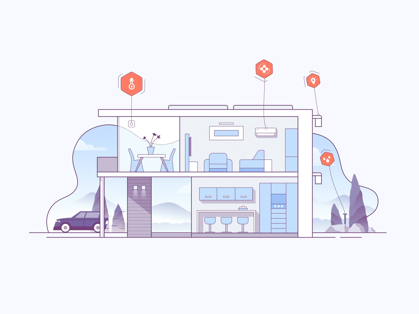 Home Automation Animated Illustration by Eugene Machiavelli for Shakuro ...