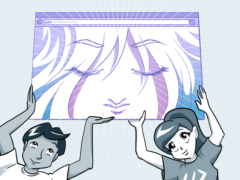 There she is. by Rachel Nabors on Dribbble