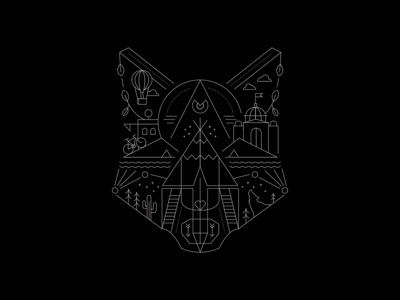 Fjordwolf by Charmaine Lew on Dribbble