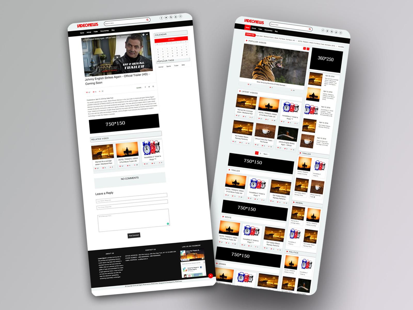 Blogging website design via WordPress custom theme by alamgir badsha on ...
