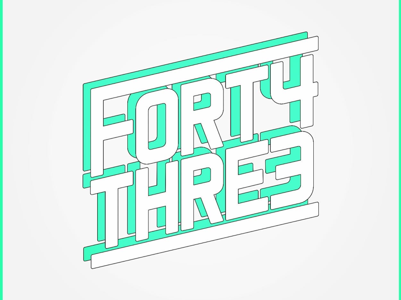 FortyThree43 by Burrows.Design on Dribbble