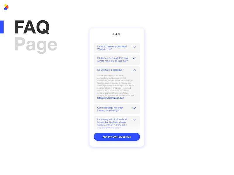 Faq Page designs, themes, templates and downloadable graphic elements ...