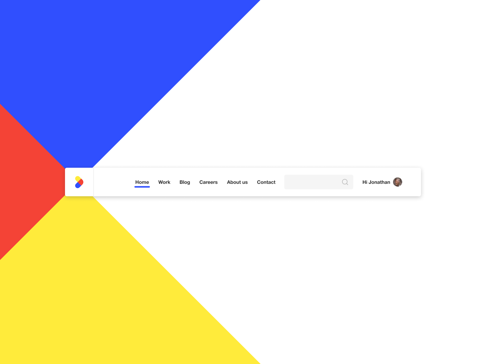 Daily UI #053 - Header navigation by Miquel Parera - simplified ...