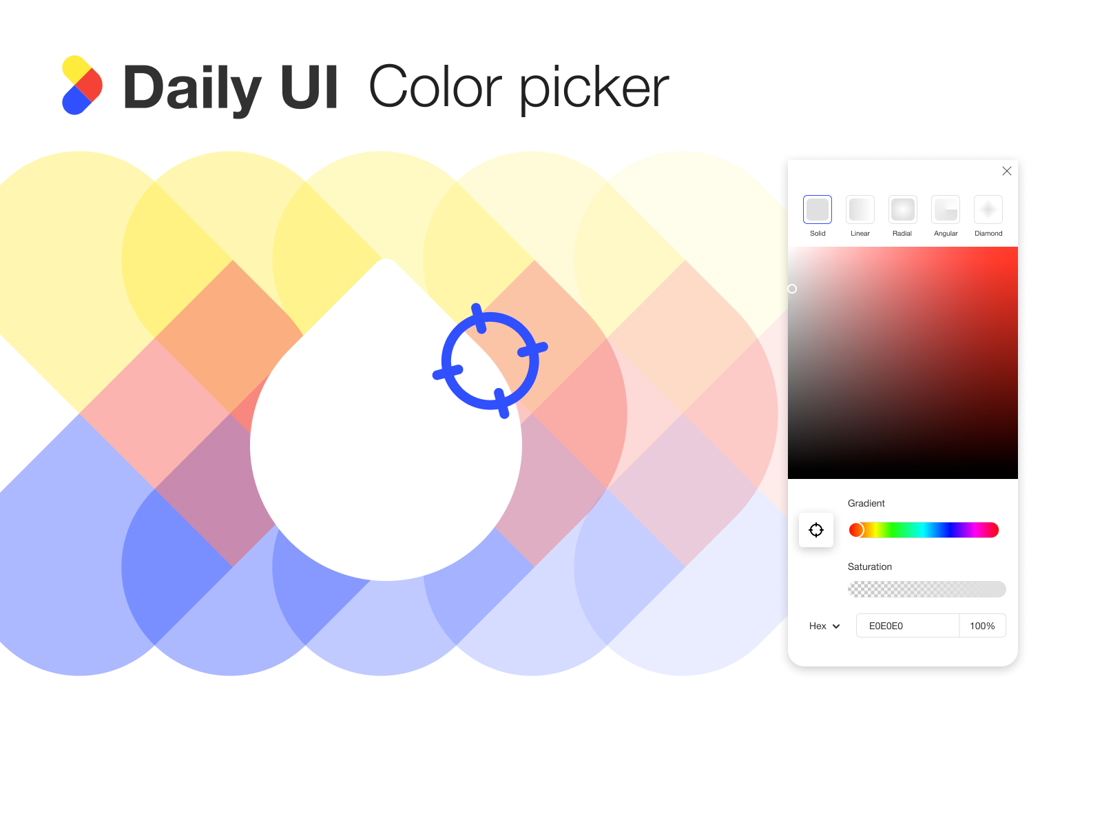 Daily UI #060 - Color picker by Miquel Parera - simplified complexity ...