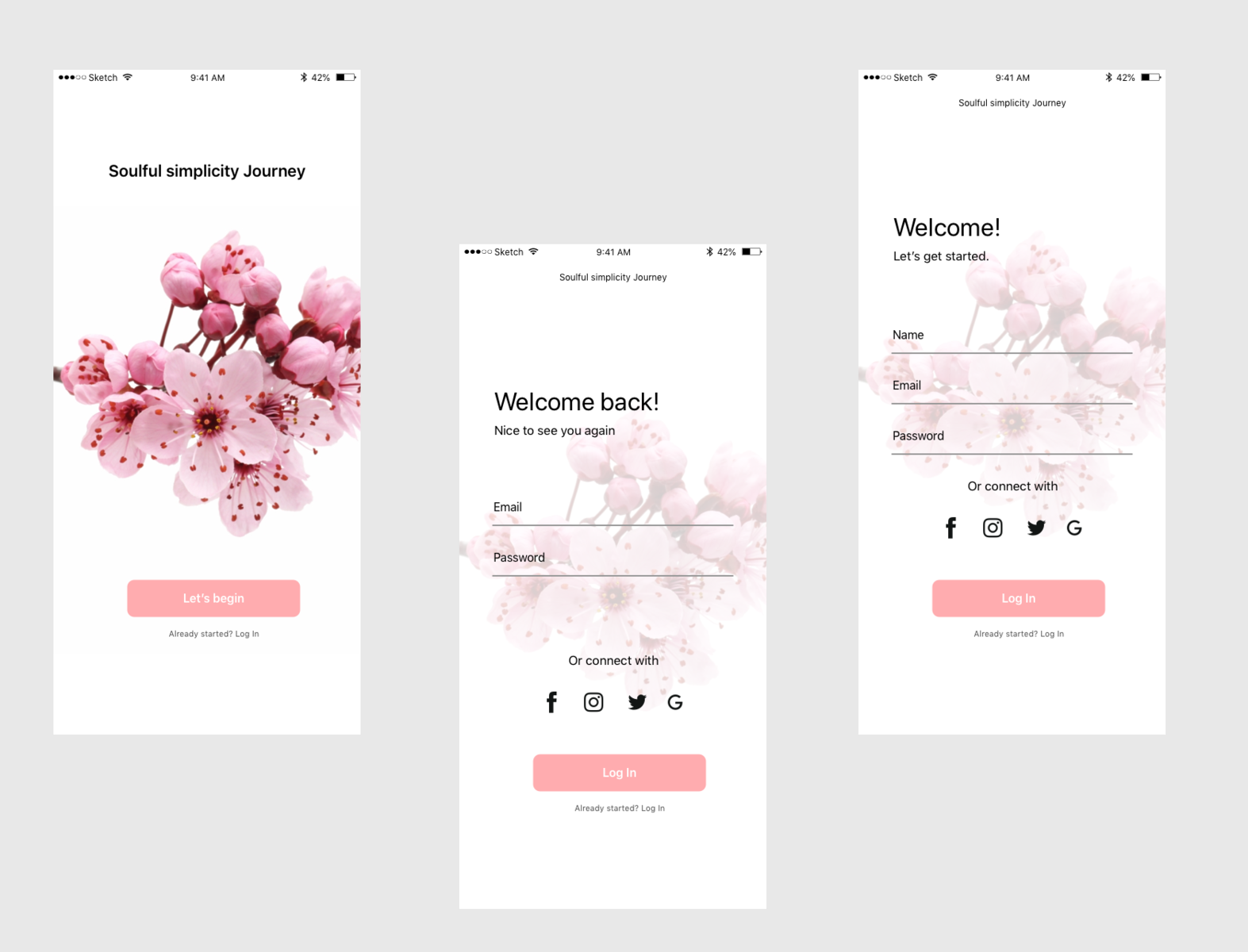 001/100 Sign Up page by Cecilia Gonzalez on Dribbble