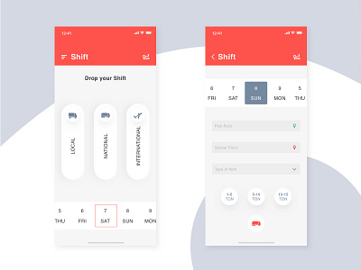 Shift Ui by Akkeem on Dribbble