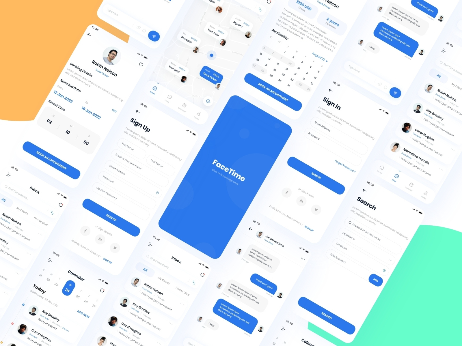 FaceTime iOS app UI 2022 by Bashar Bhuiyan on Dribbble