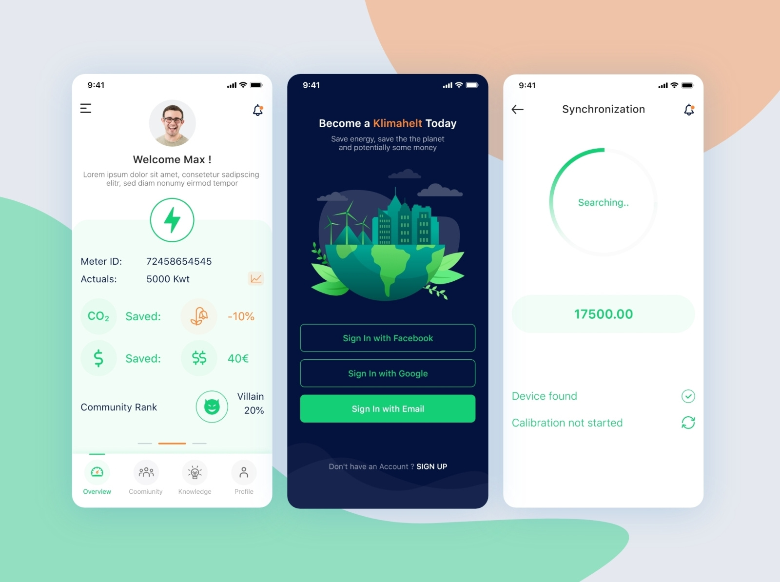 Eco Home Management | iOS app ui by Bashar Bhuiyan on Dribbble