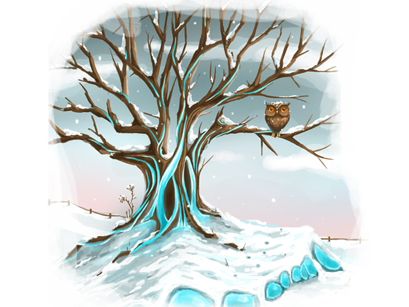 Seasons Change (Winter) by Ira Z on Dribbble