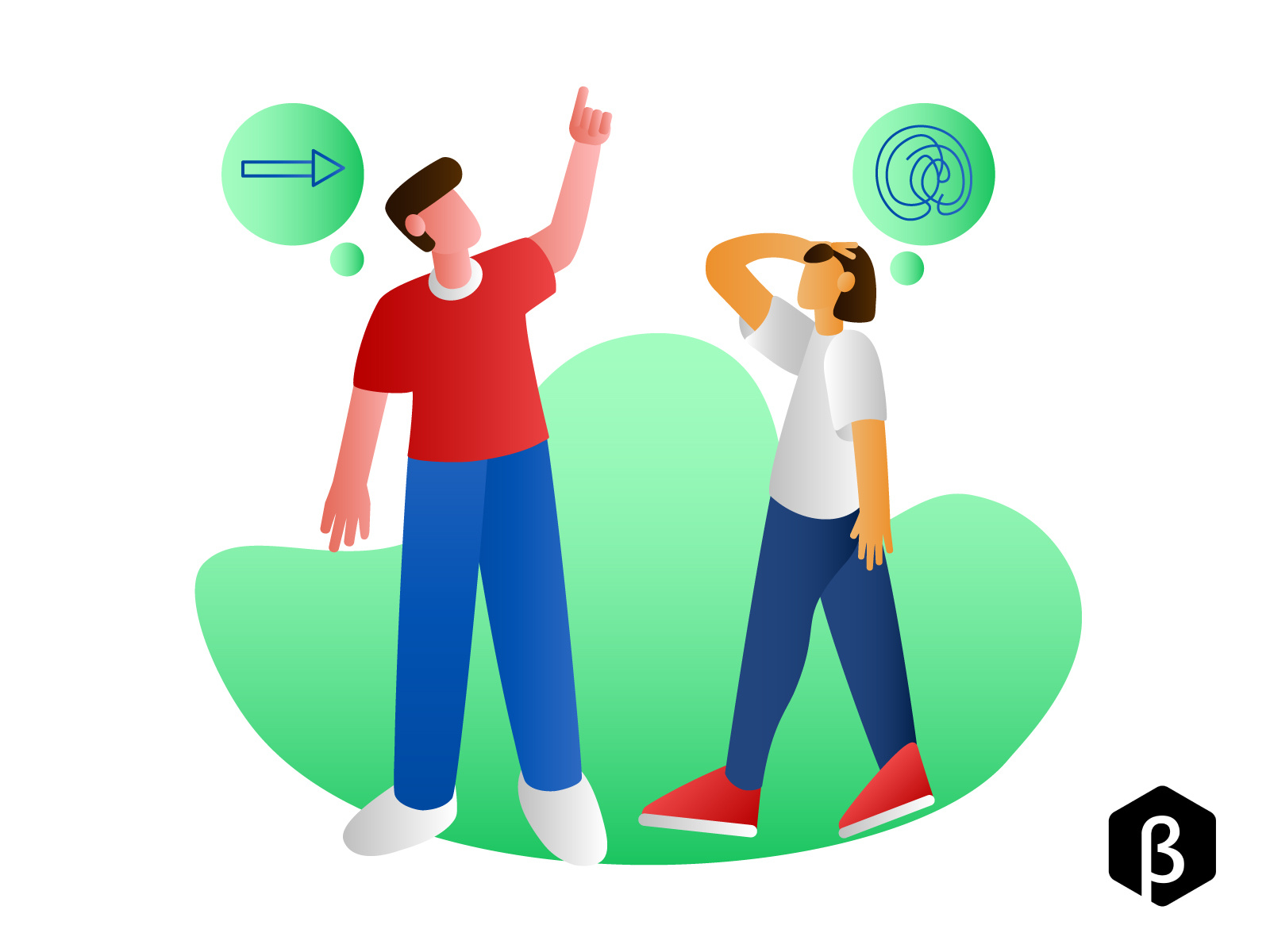 Character illustration - Student Guidance by BrandzGarage on Dribbble