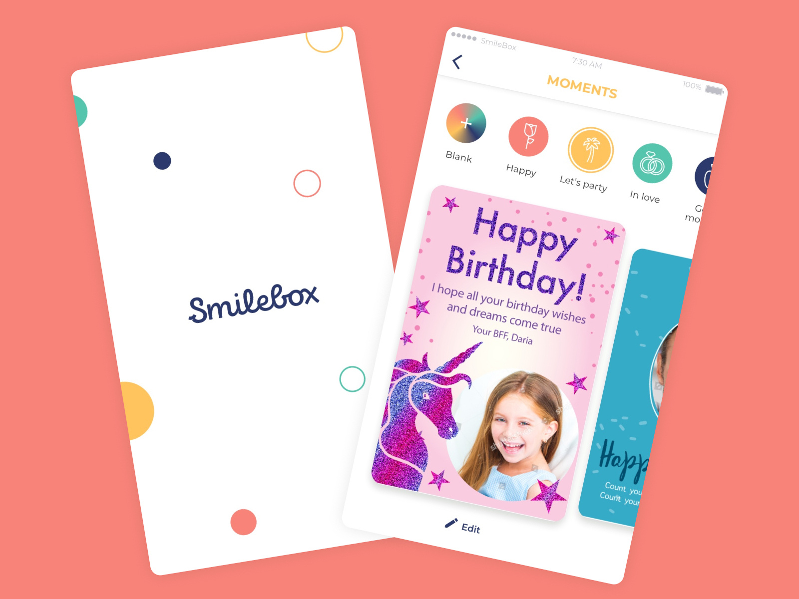 Smilebox - Cards & Invitations by Gali ravsky on Dribbble