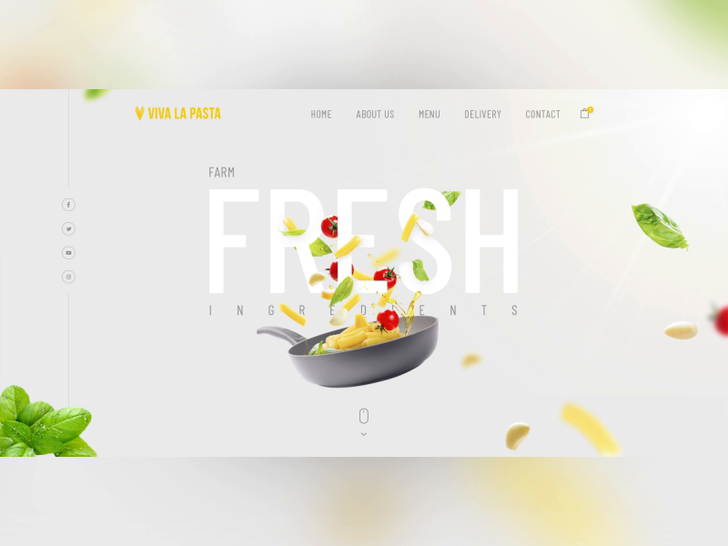 Viva la Pasta Webdesign Project by Branko Lojanicic on Dribbble