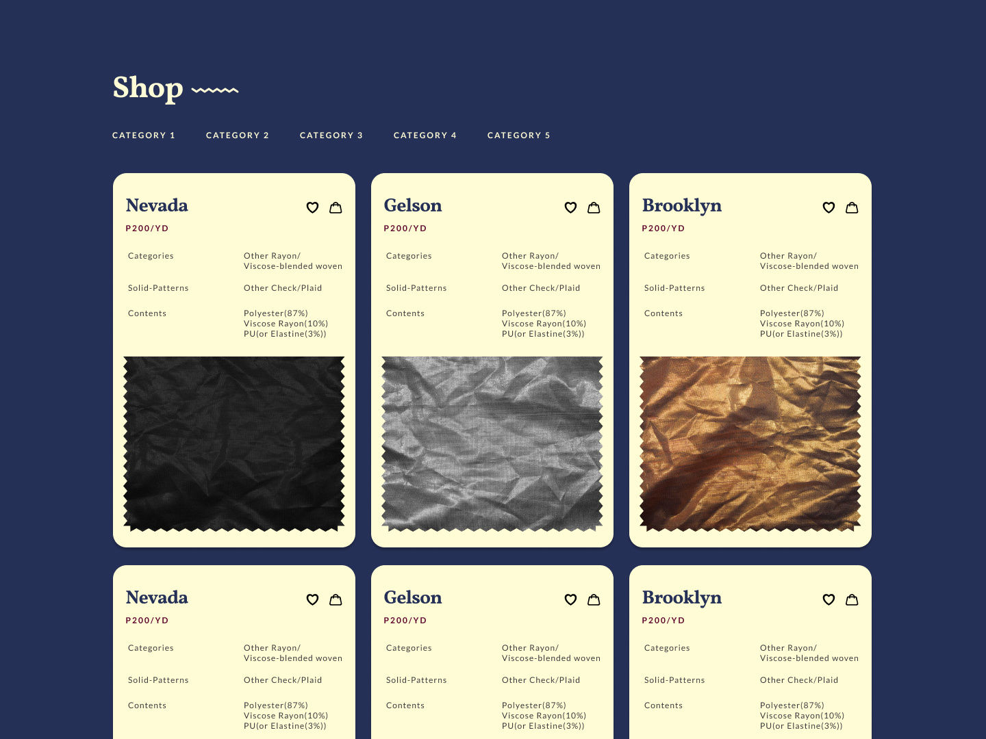 Product cards for a product company website by Jopee Zapido on Dribbble