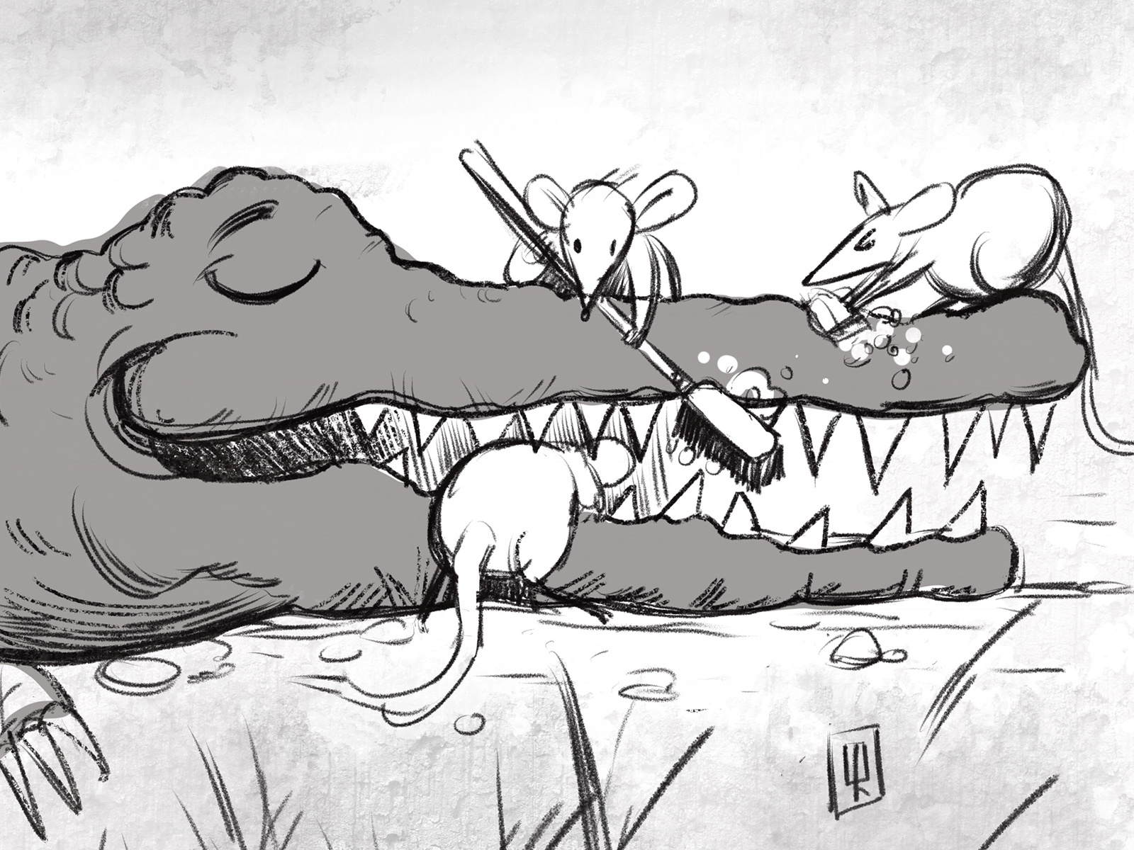 Happy Croc by Qamar Ramzan on Dribbble