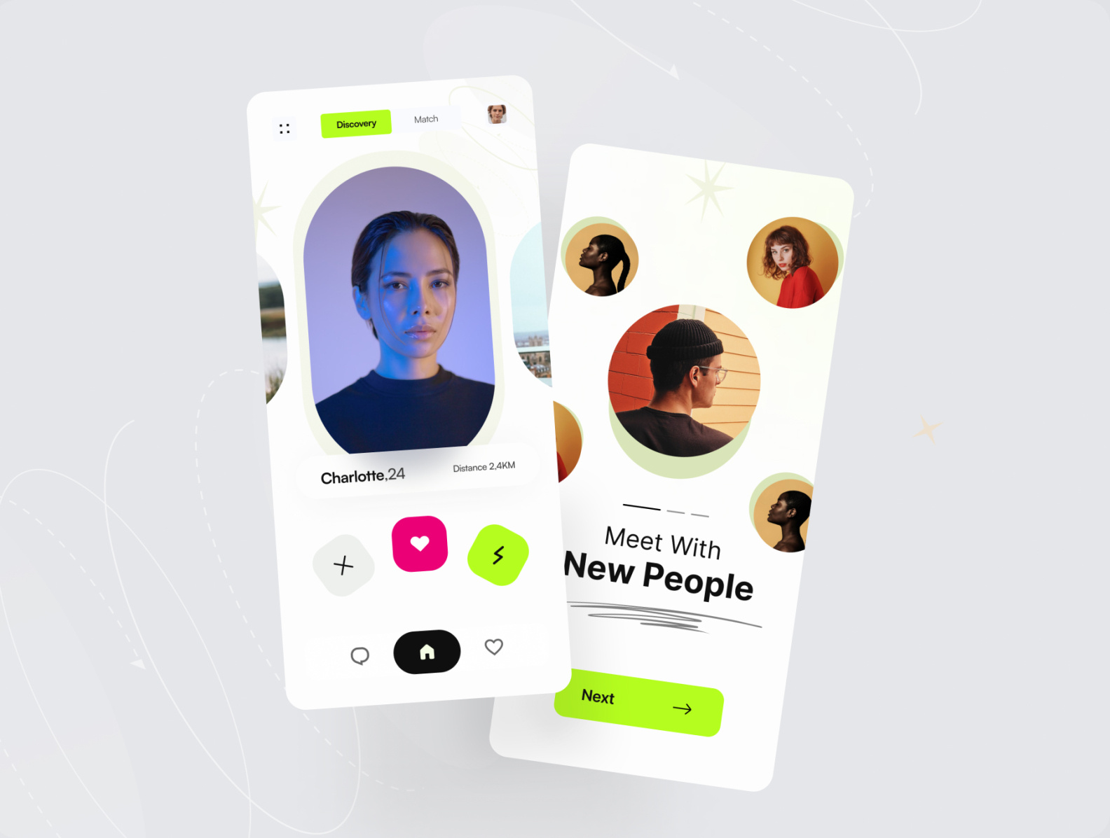 Dating UI KIT by Oğuz bülbül on Dribbble