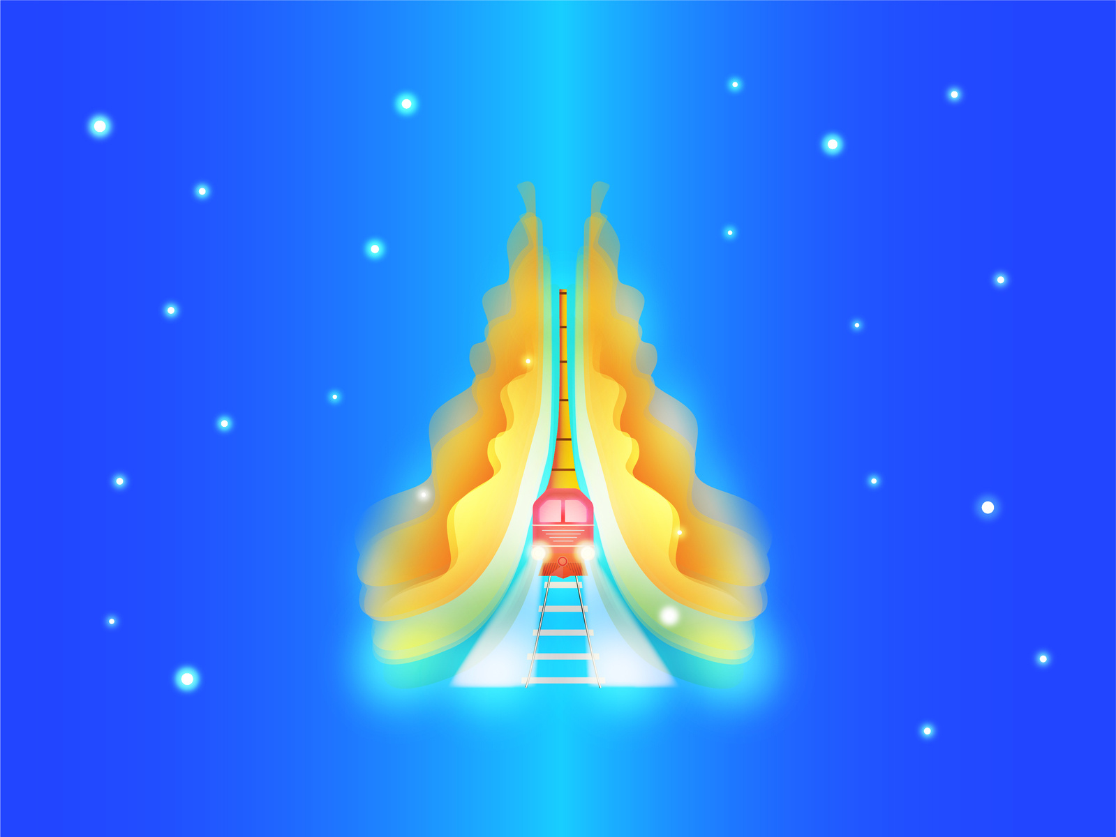 Fallen Train from heaven by Md. Salauddin on Dribbble