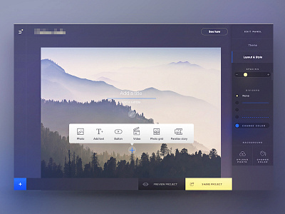 Web Page Creator by Mushchinskii Dmitrii on Dribbble