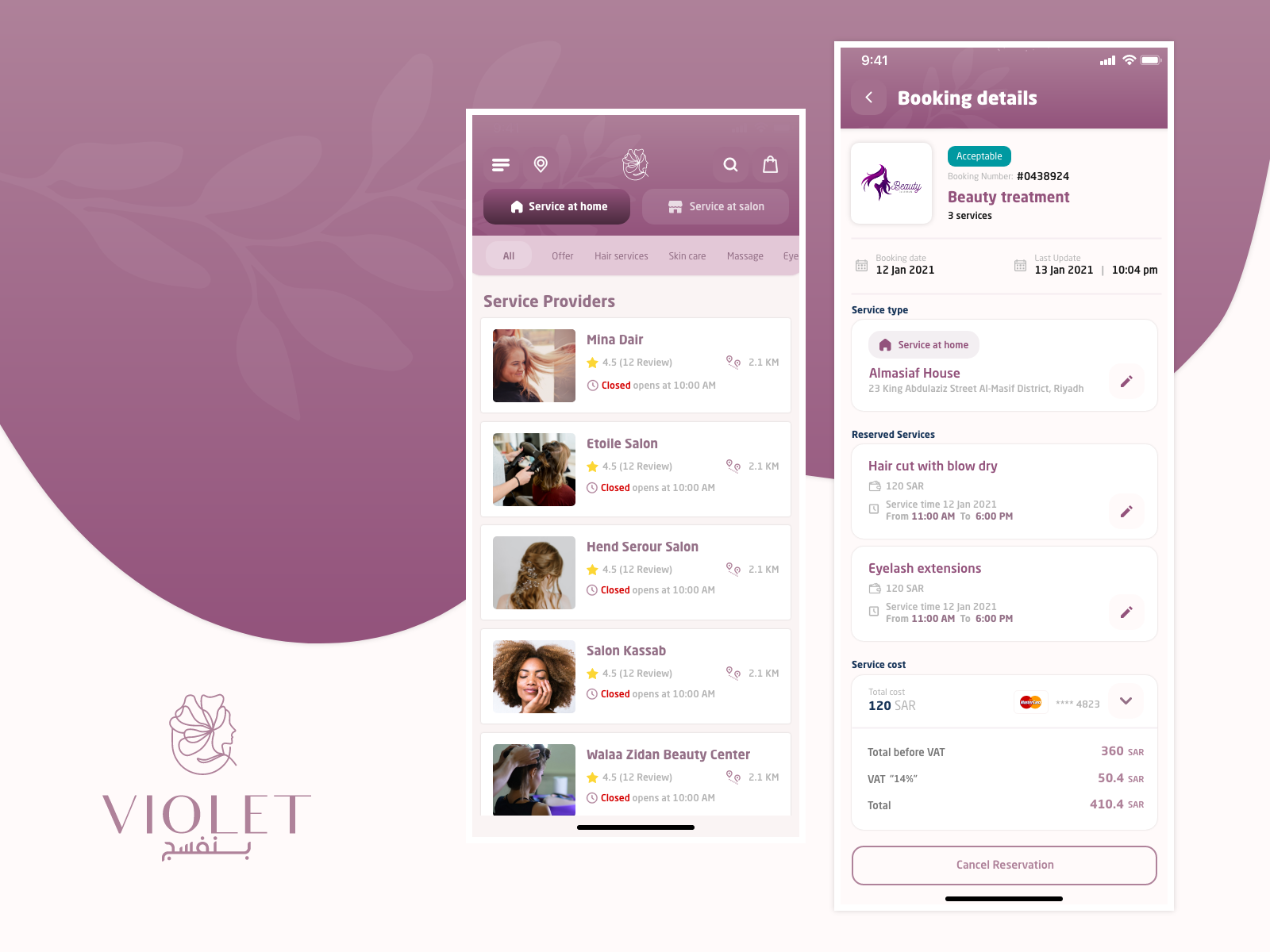 Violet Mobile app by Ahmed Samir on Dribbble