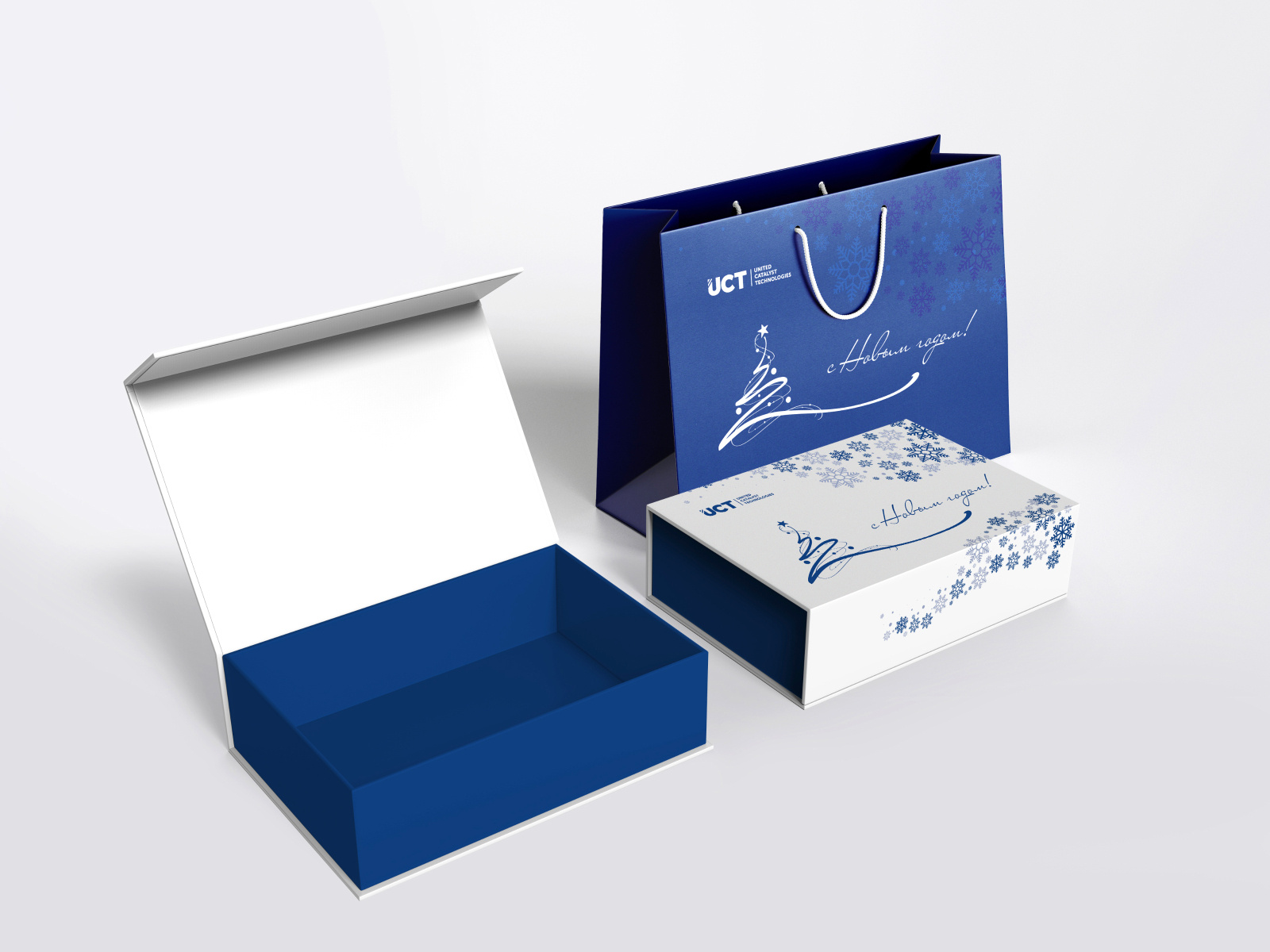 Gift Box & Bag by Ochakov on Dribbble