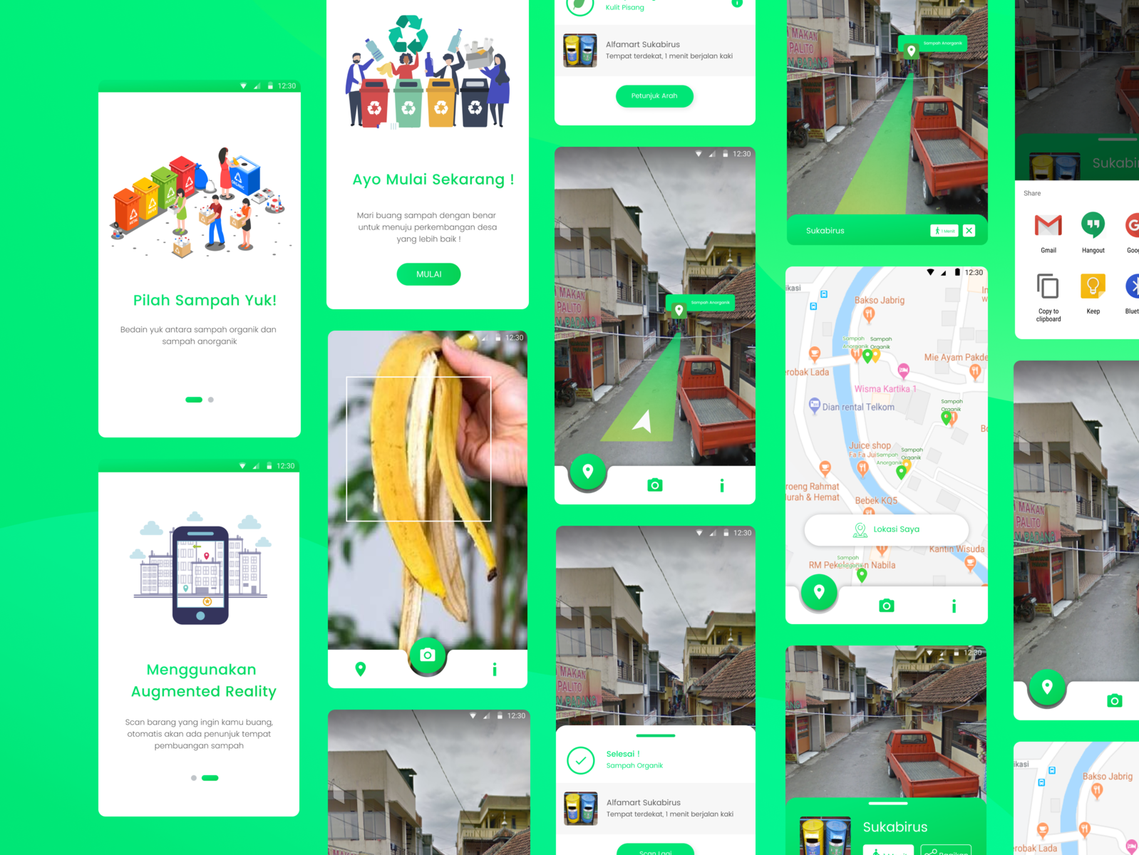 Smart Trash Application by Ceptari Tyas on Dribbble