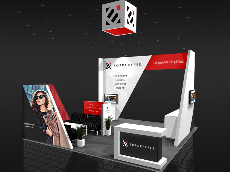 Borderfree Trade Show Booth by Inessa Yusupov for Digital Surgeons on ...