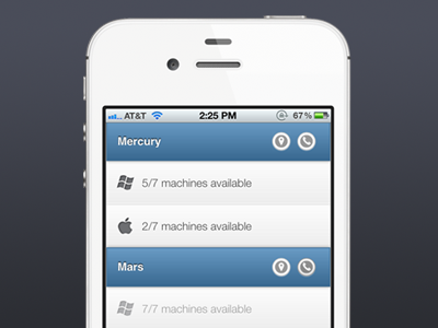 Computer Lab App by Chris Paraiso on Dribbble