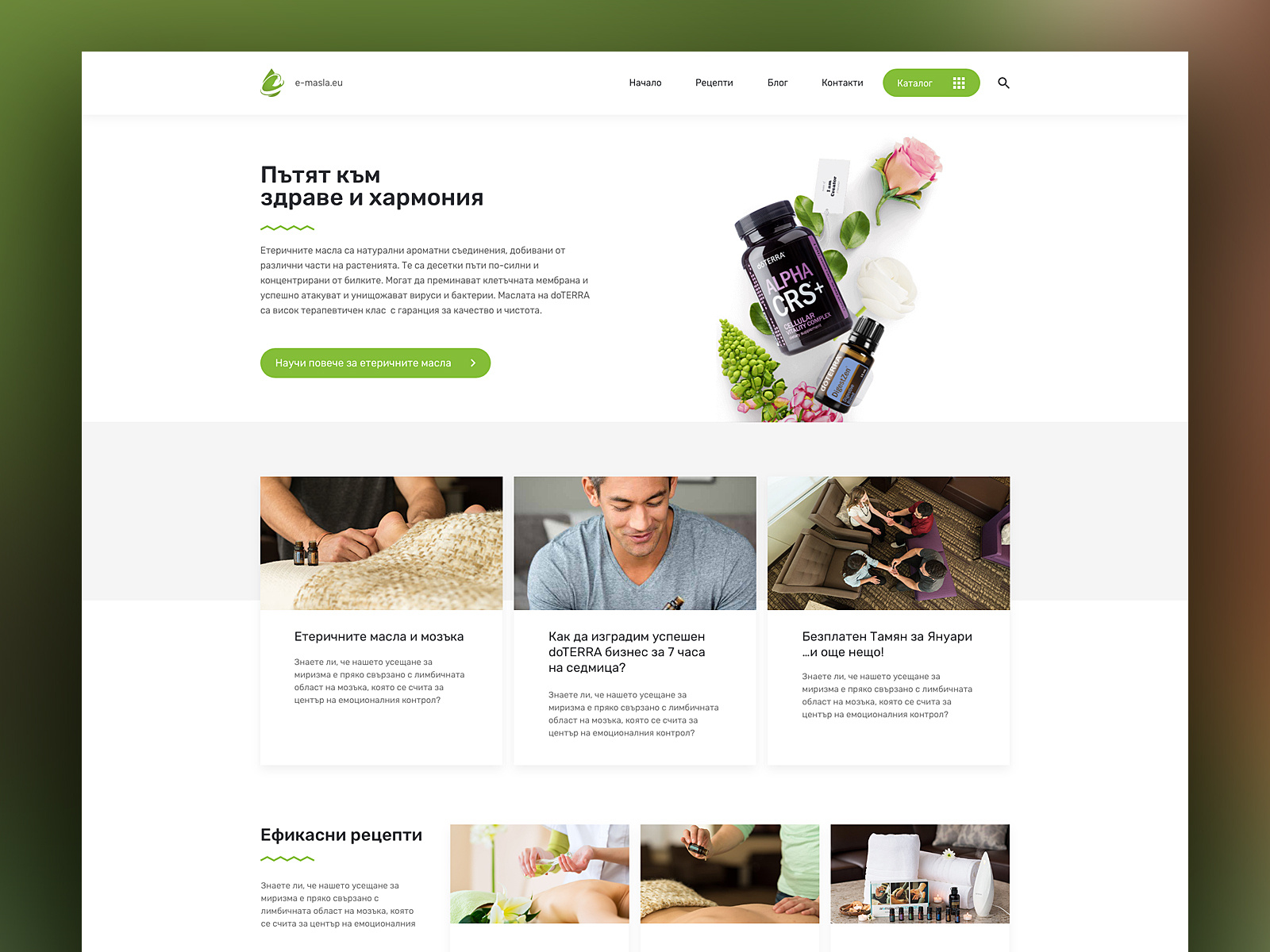 Website design by Martin Vatev on Dribbble