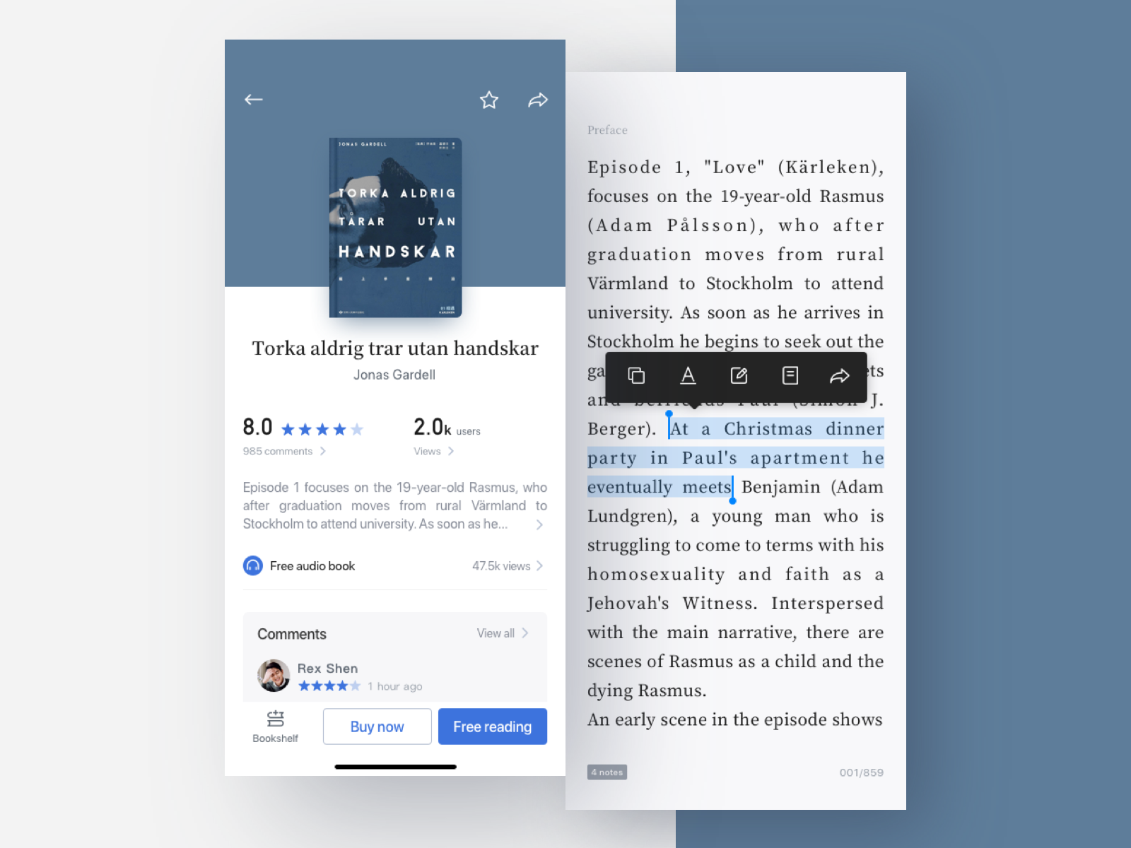 Reading App Design_02 by Ning_ for UDS on Dribbble