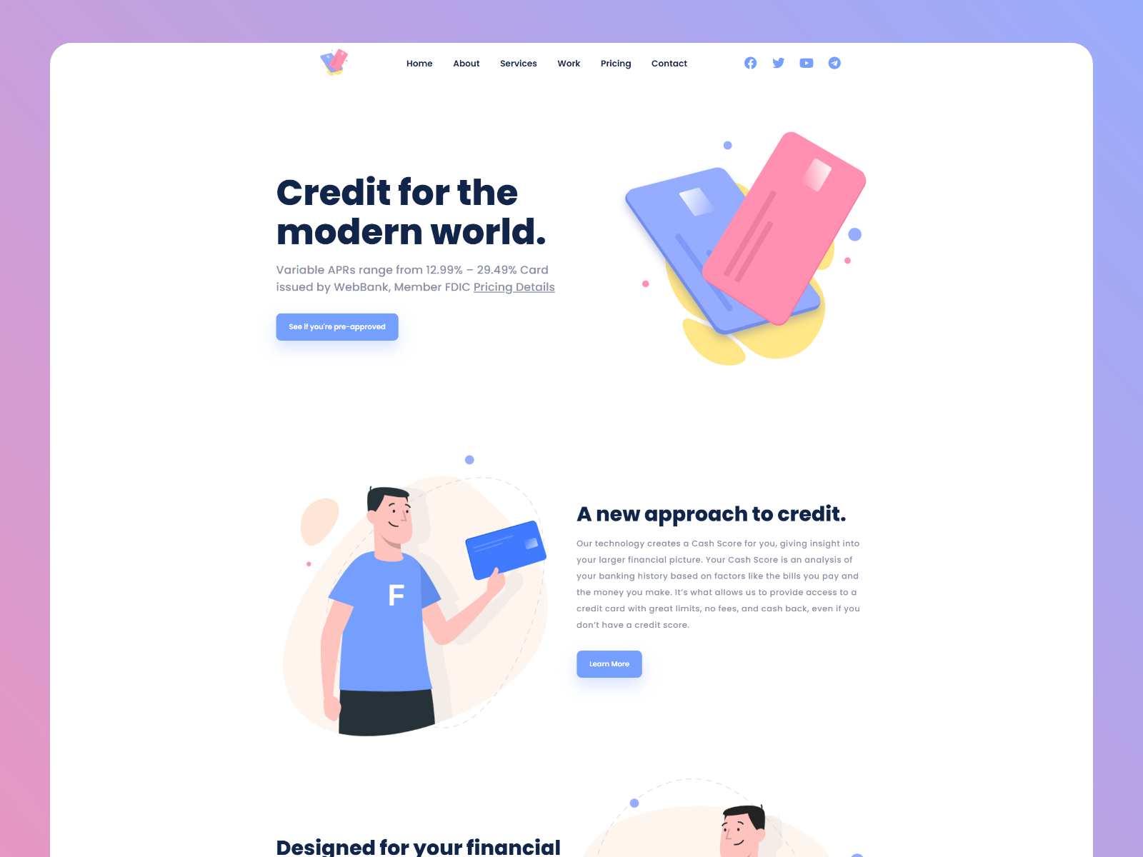 Credit Card/Paycase - Elementor Pro Template by Kağan Harputlu on Dribbble