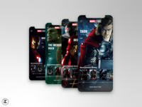 MCU App Concept: Iron Man 2 (Movie #3) by Jacob Caccamo on Dribbble