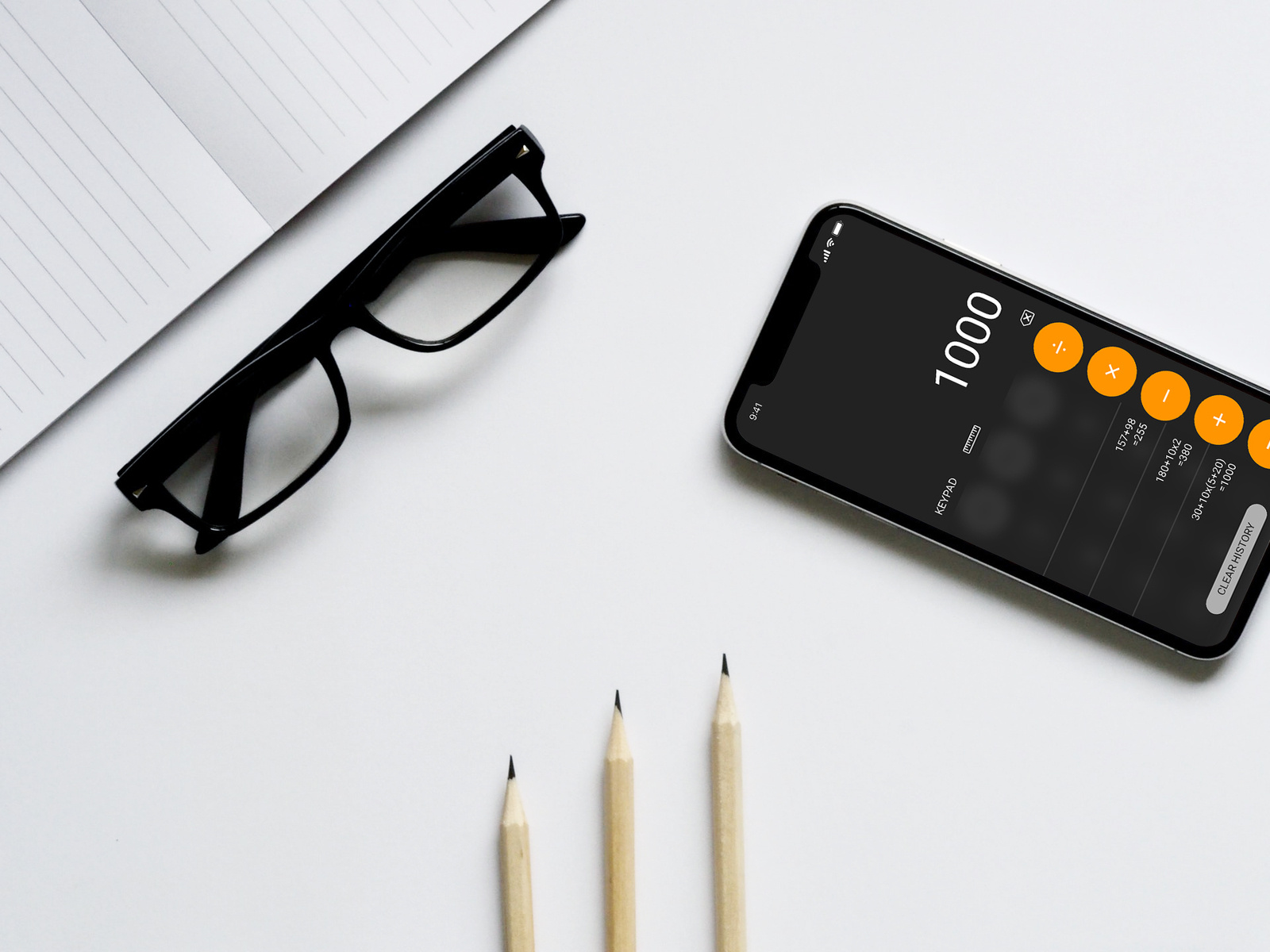 IOS Calculator by Rafael Bezerra on Dribbble