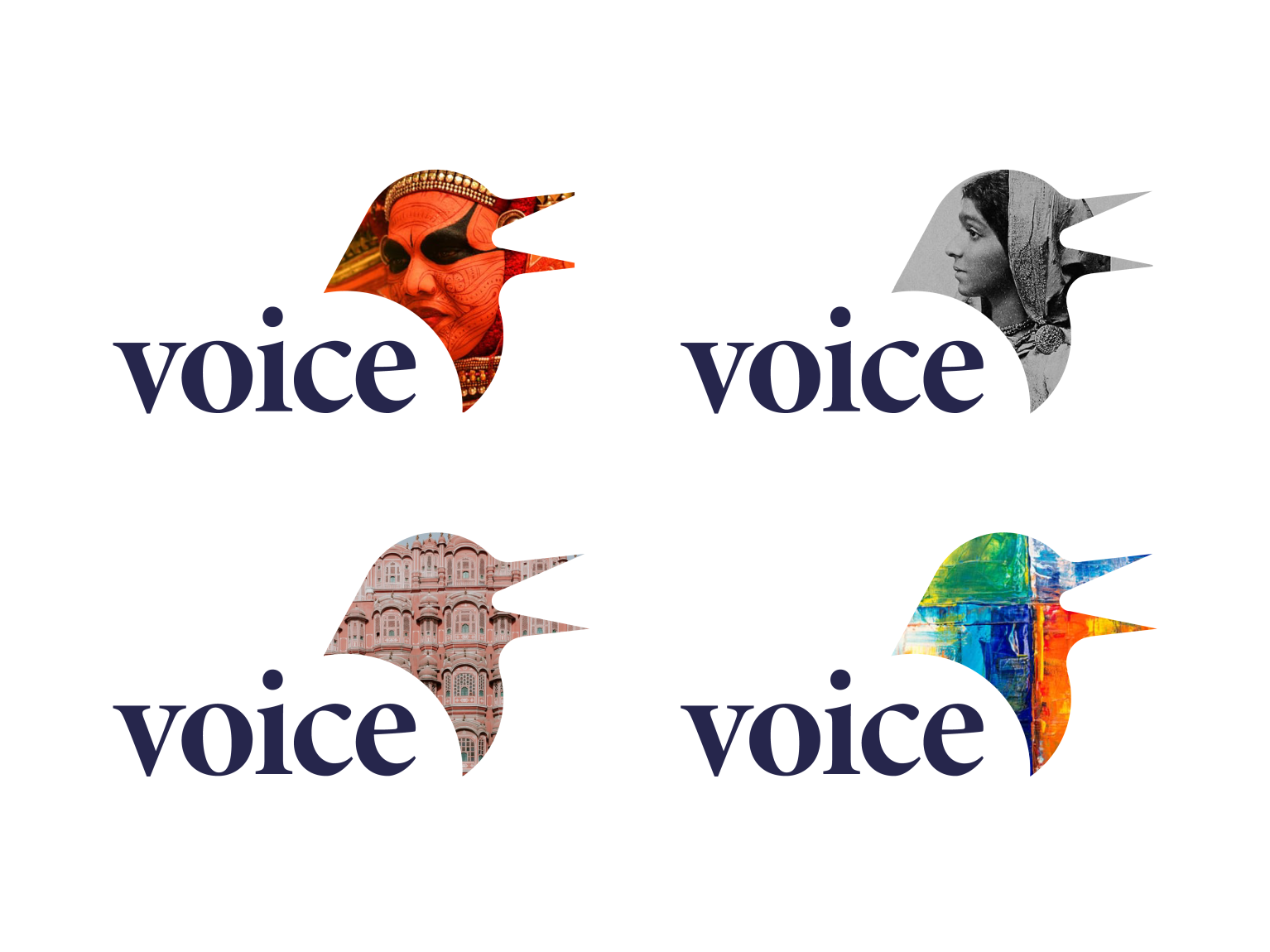 VOICE logo extensions by Akshan Ish on Dribbble