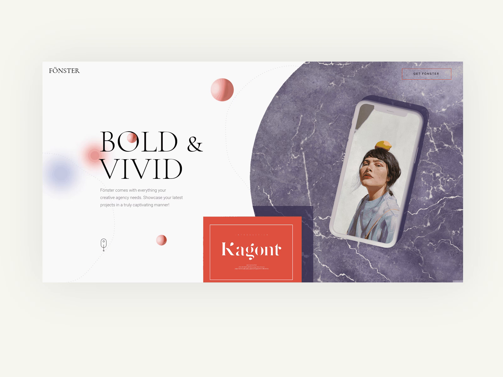 Fönster - Creative Portfolio Theme by Jelisaveta Borer for Qode Interactive on Dribbble