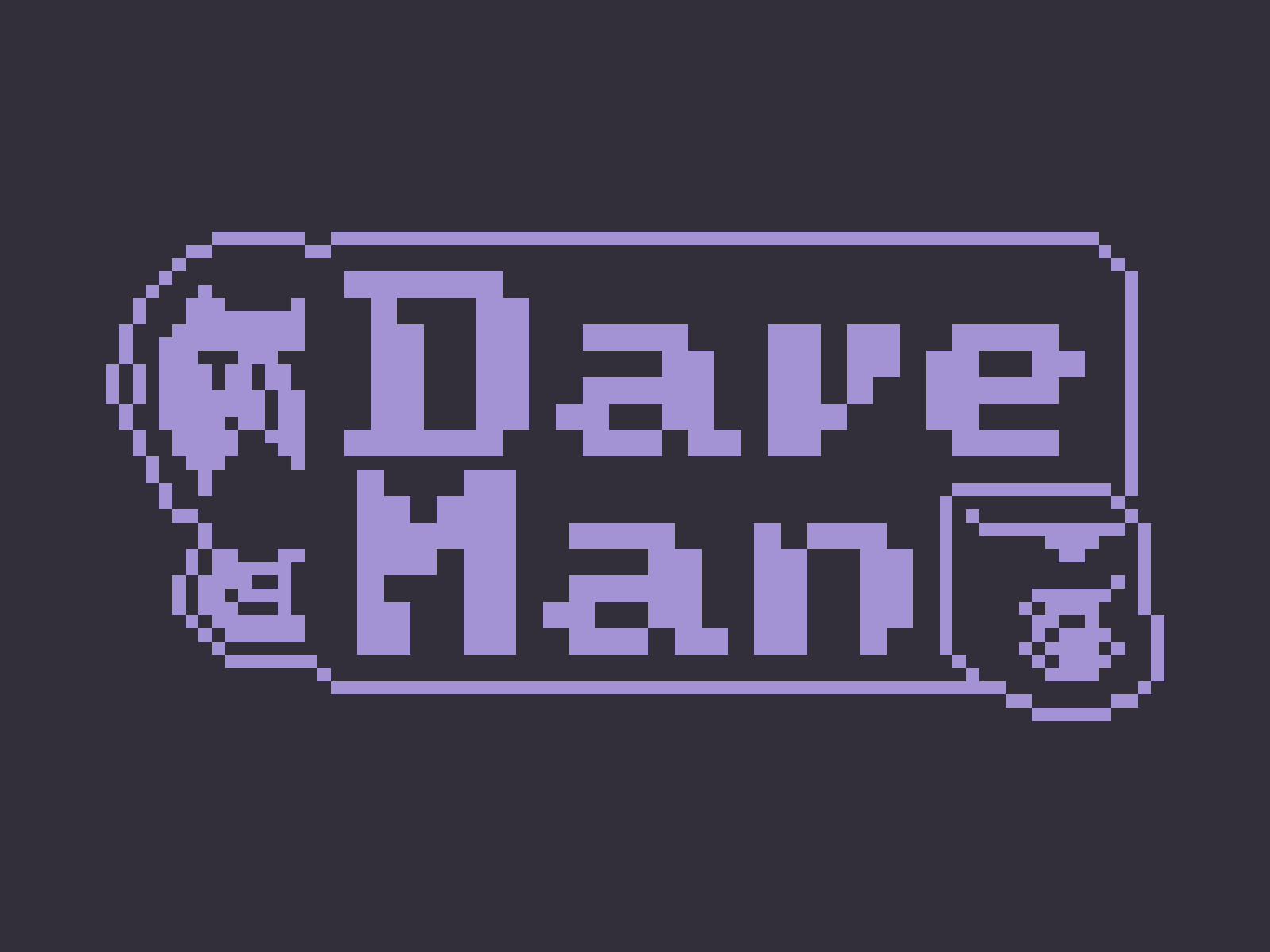 Dave-Man Logo by Lou Bagel on Dribbble