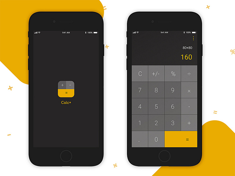 Calculator App UI by Narendran Mathivanan on Dribbble