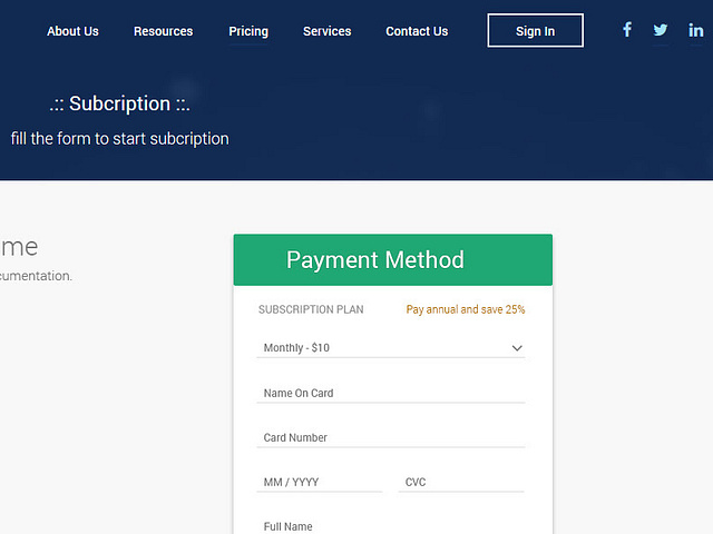 Subscription Page designs, themes, templates and downloadable graphic ...
