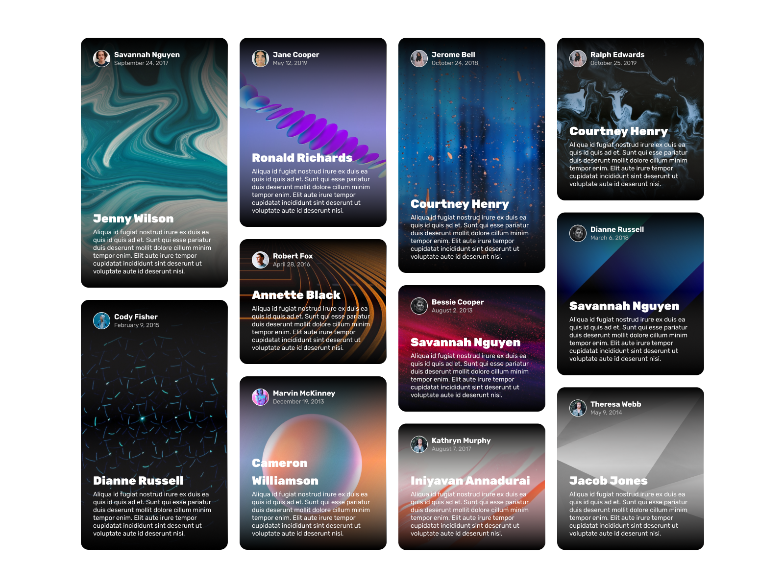 Responsive Card in Figma by iniyavanappu on Dribbble