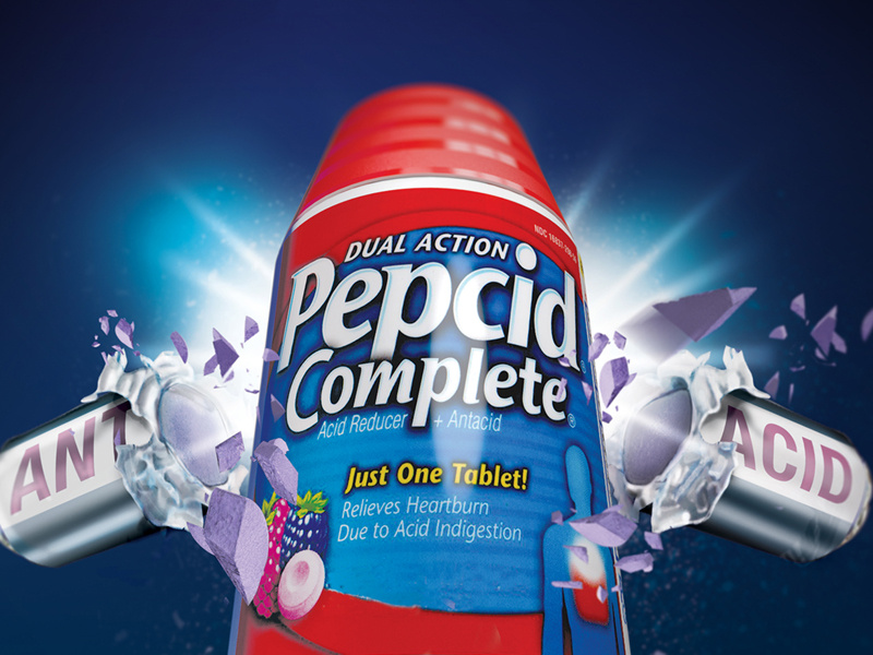 Pepcid Illustration by Brad Bergman on Dribbble