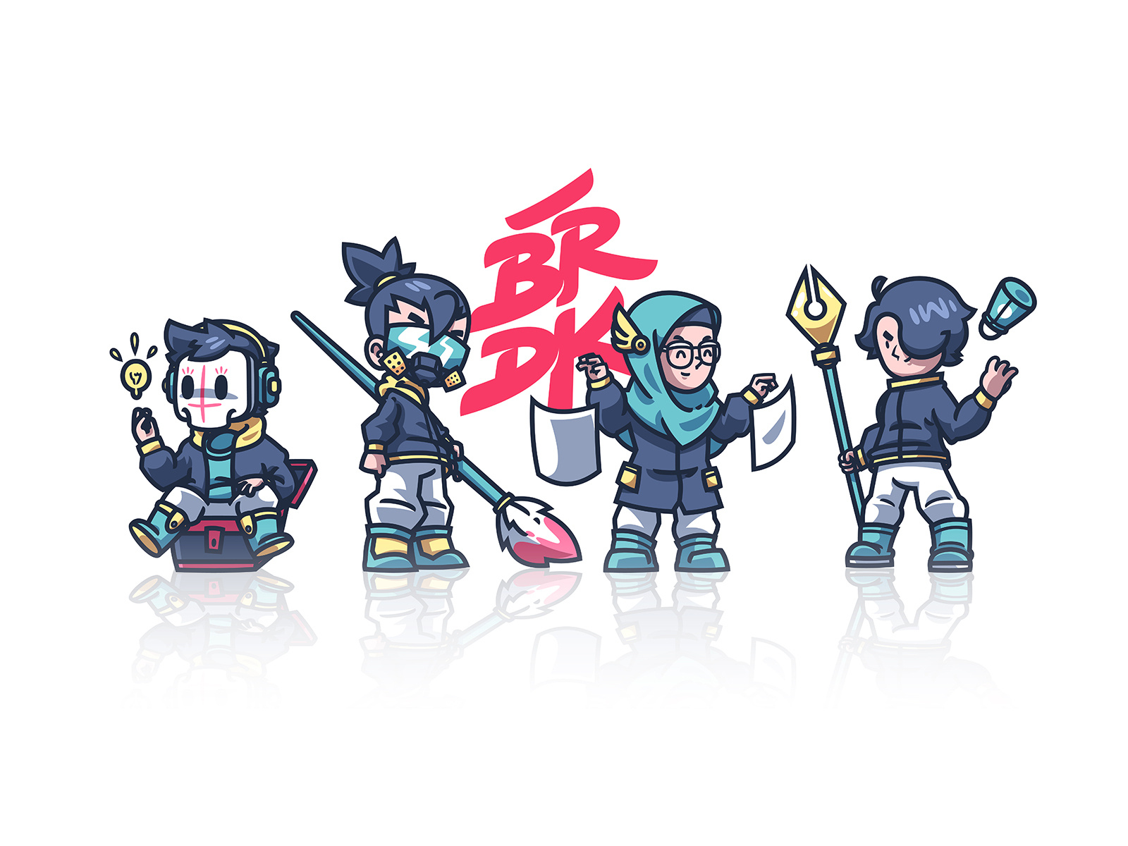 Barudak Team by Mohammad Febri Adiawarja for Barudak Visual on Dribbble