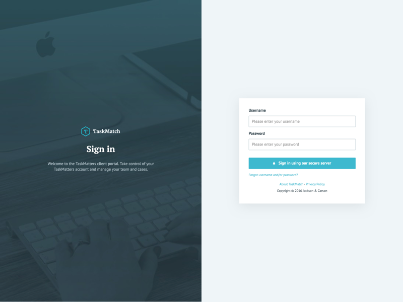 TM – Sign In by Bojan Janjanin on Dribbble