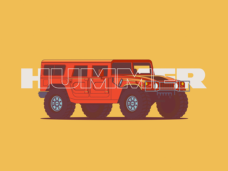 Hummer H1 by Julian Burford on Dribbble