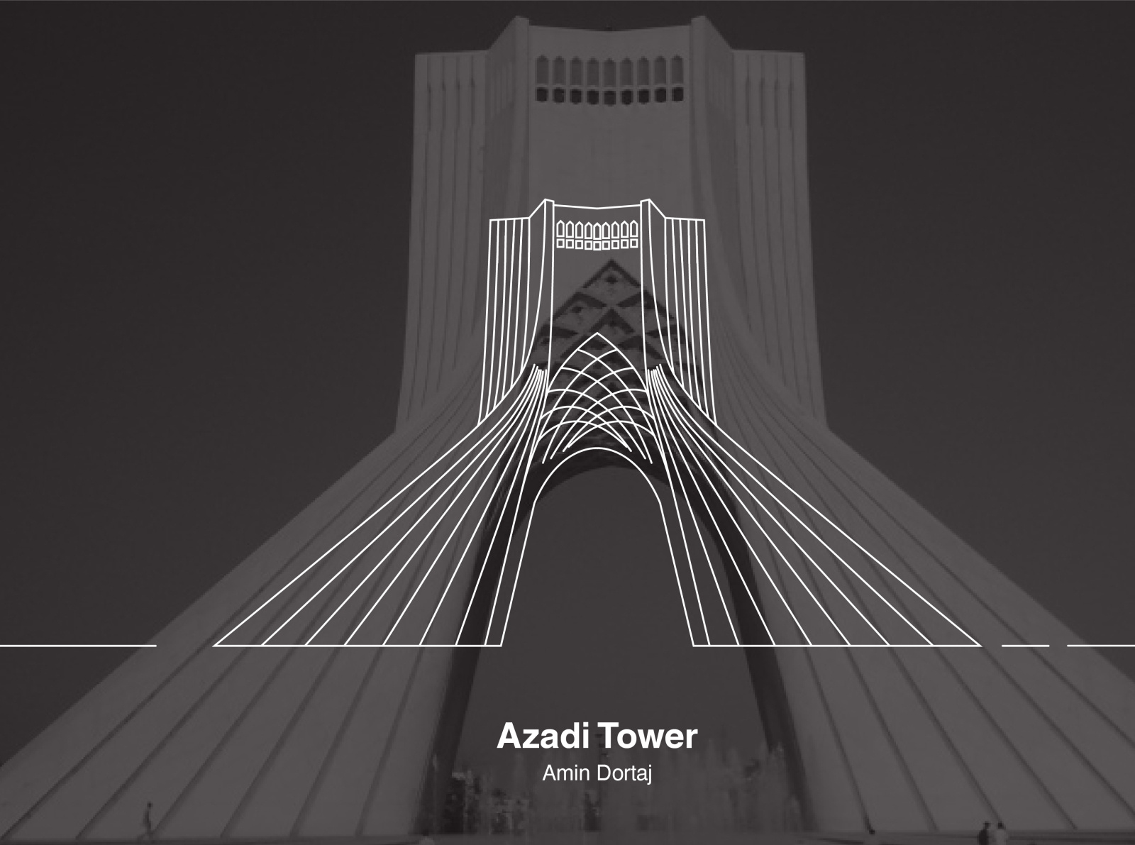 Azadi tower by Amin Dortaj on Dribbble